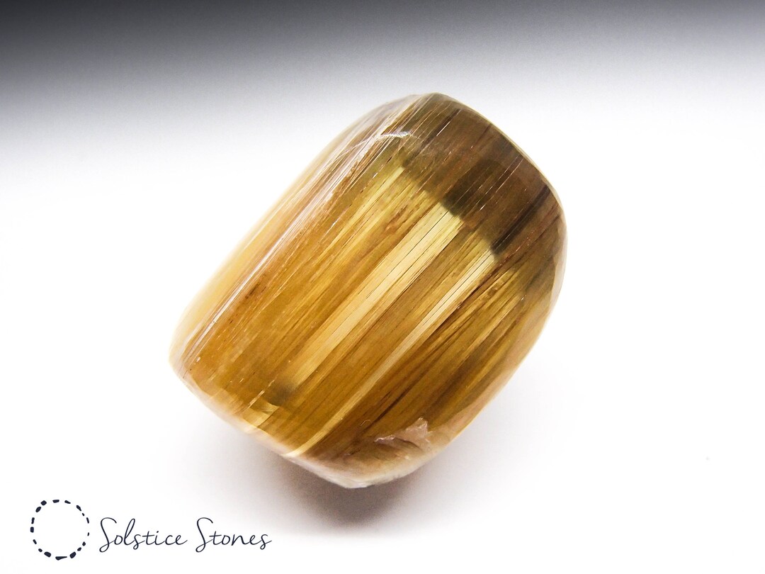 Gemmy GOLD MICA Crystal, Rare Tumbled Stone Variety, Premium Quality ...