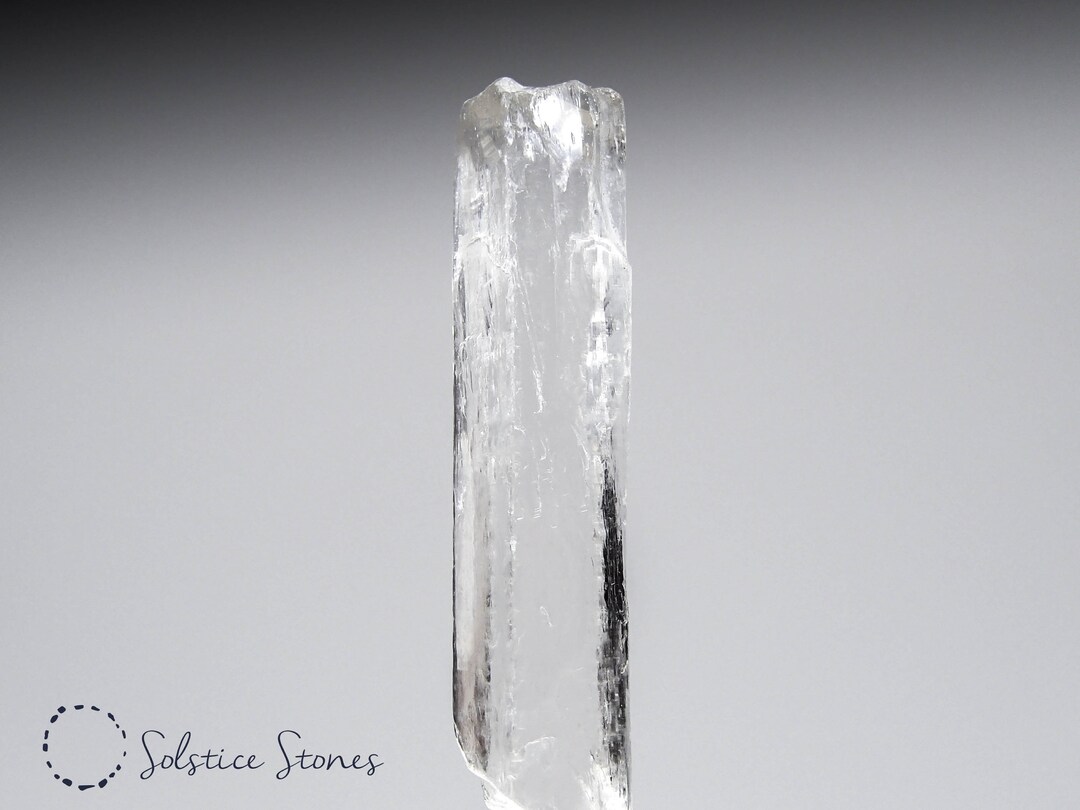 Beautiful Gemmy SPODUMENE Crystal, Clear Kunzite, Small Raw Specimen ...