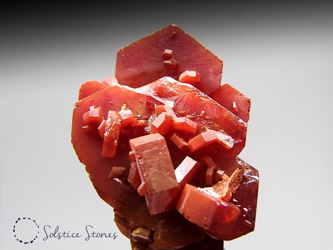 Rare Formation VANADINITE Crystal Cluster, High Quality, Raw Specimen ...