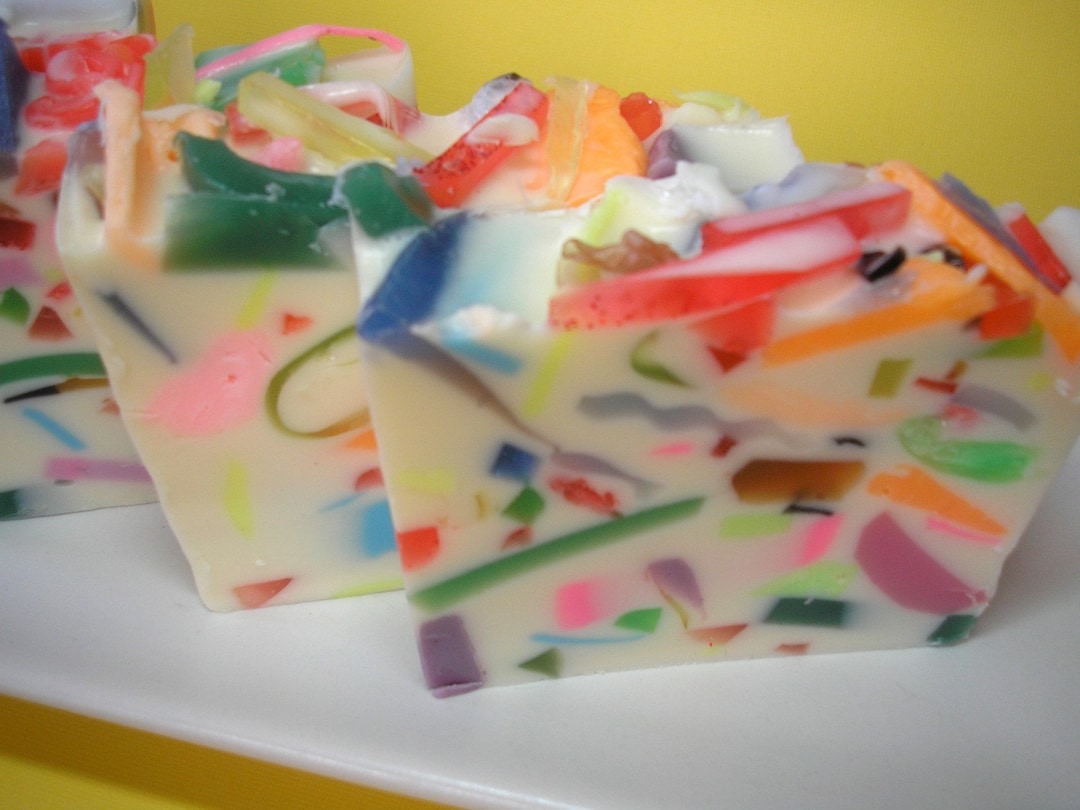 Confetti Soap, Cotton Candy Soap, Soap for Kids, Glycerin Soap, Candy ...