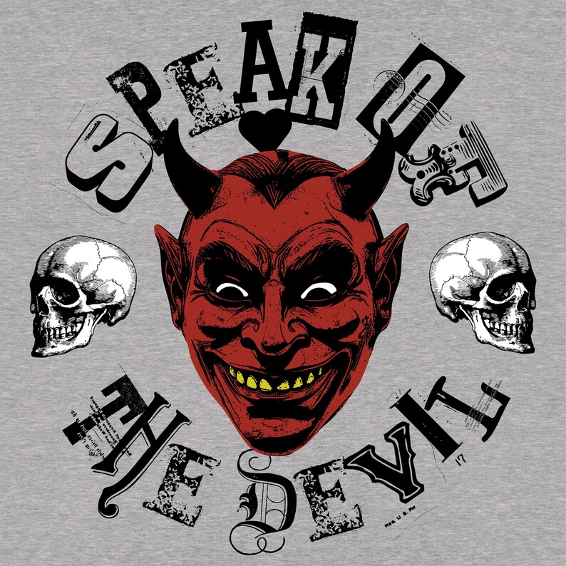 Speak of the Devil SVG/PNG - Etsy