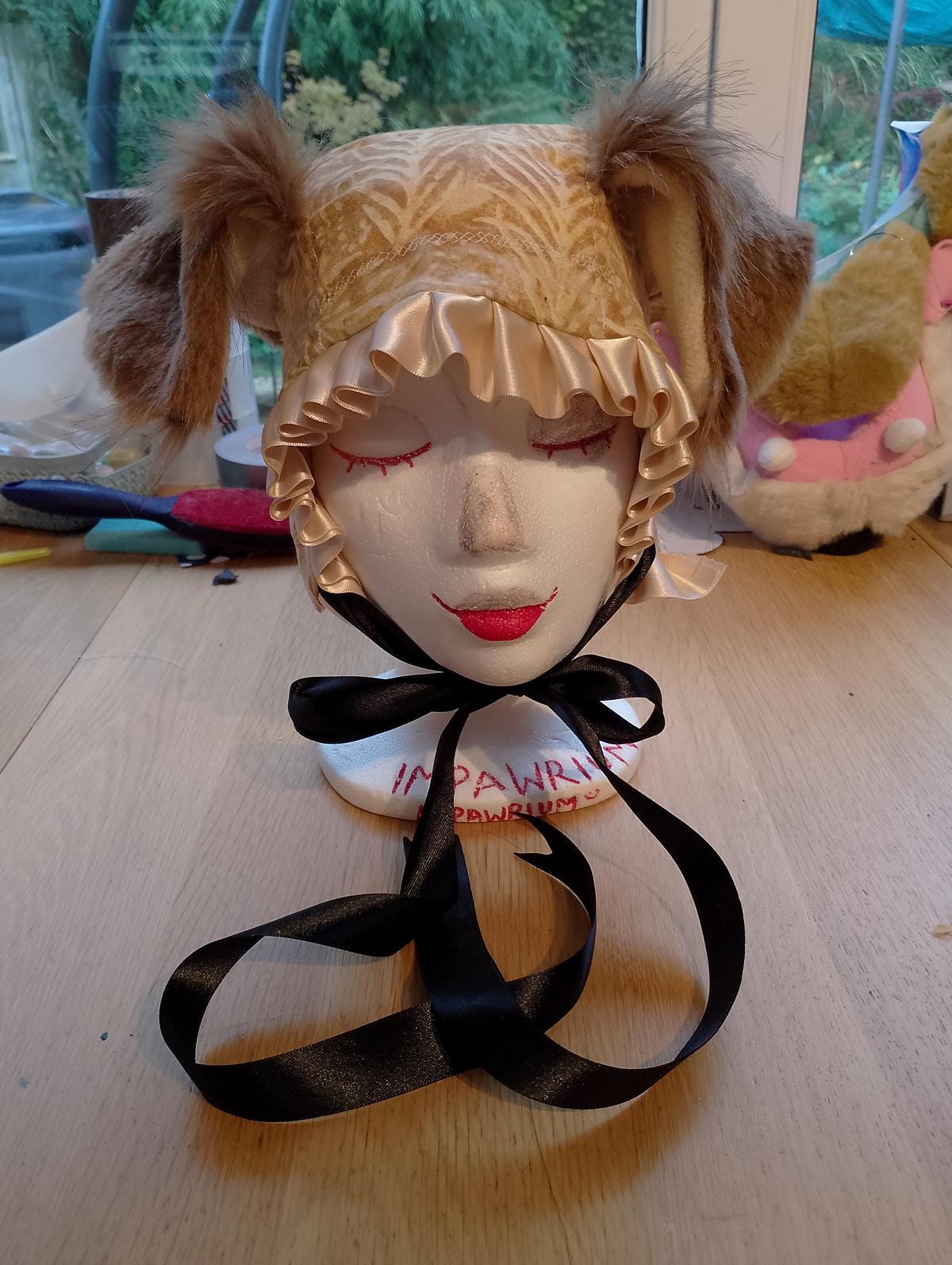 Animal Ear Bonnets | Coquette Cottagecore Bonnet Bunny Bonnet Rabbit ...