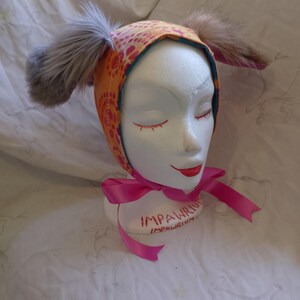 Animal Ear Bonnets | Coquette Cottagecore Bonnet Bunny Bonnet Rabbit ...