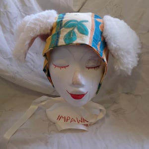 Animal Ear Bonnets | Coquette Cottagecore Bonnet Bunny Bonnet Rabbit ...
