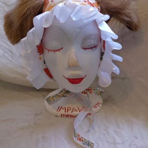 Animal Ear Bonnets | Coquette Cottagecore Bonnet Bunny Bonnet Rabbit ...