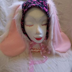 Animal Ear Bonnets | Coquette Cottagecore Bonnet Bunny Bonnet Rabbit ...
