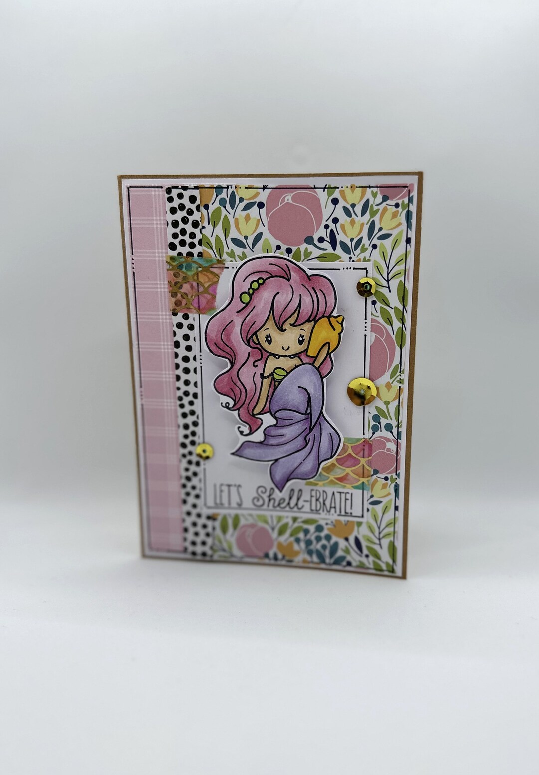 Birthday Card - Happy Birthday - Mermaid - Celebrate - Pun Card - Funny ...