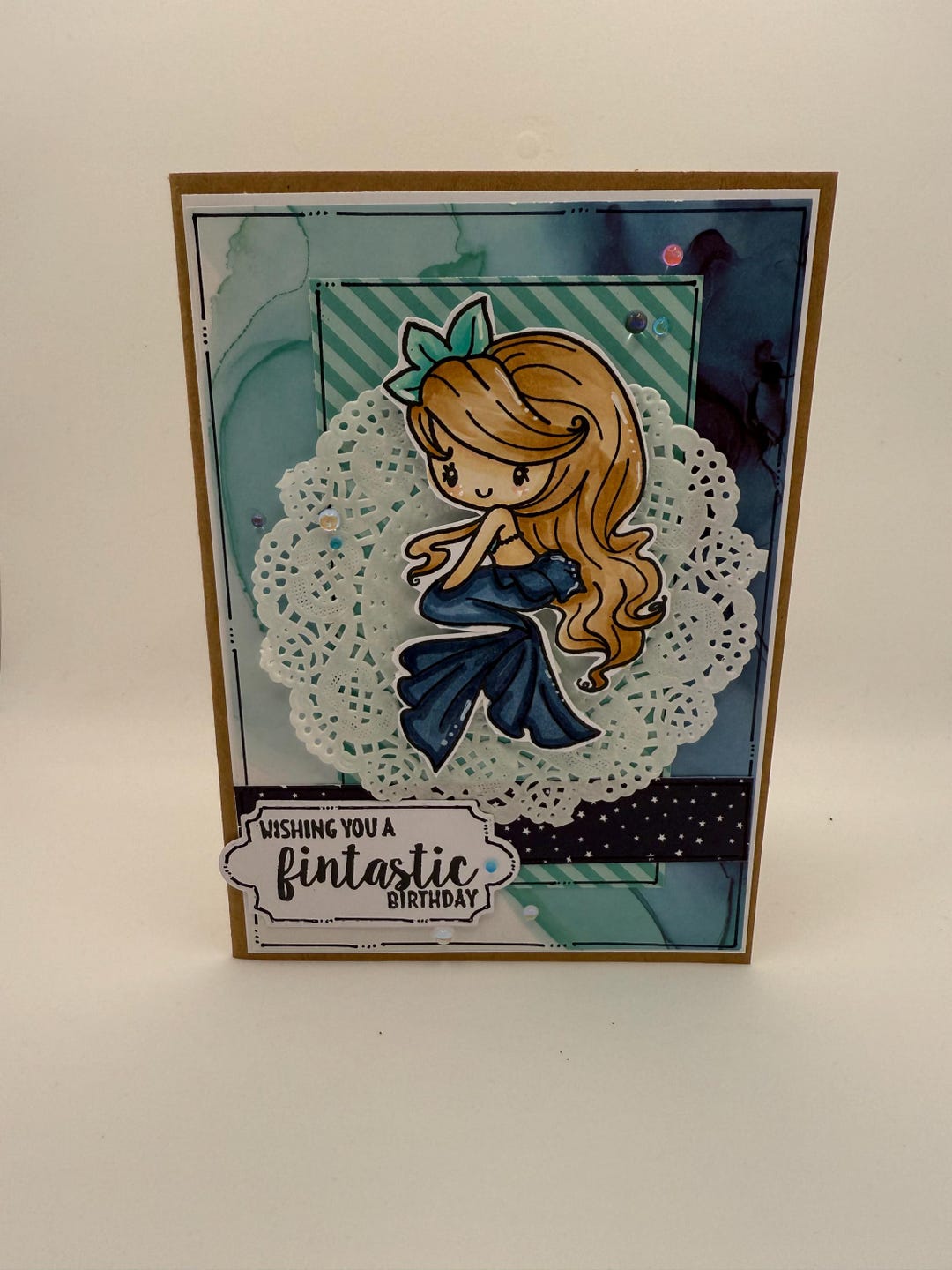 Birthday Card - Happy Birthday - Mermaid - Celebrate - Pun Card - Funny ...