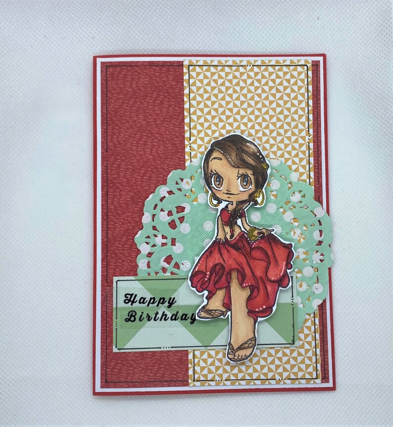 Birthday Card - Happy Birthday - Salsa, Latin Dance - Etsy