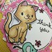 Thank You Card - Thanks - Greeting Card - Thankyou - Cat, Kitty, Kitten ...