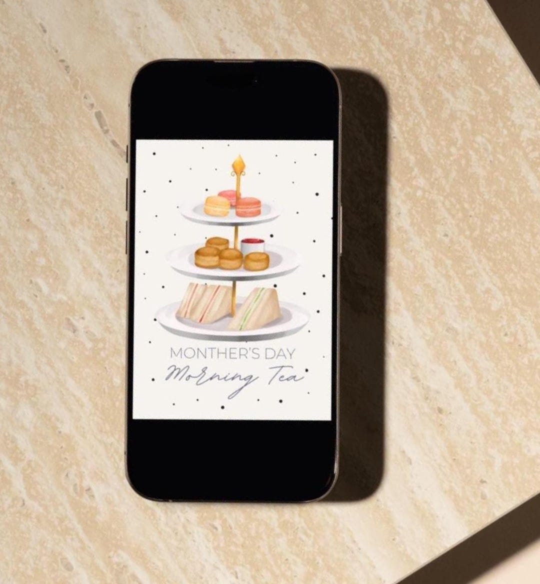 Mother's Day Morning Tea Invitation - Etsy