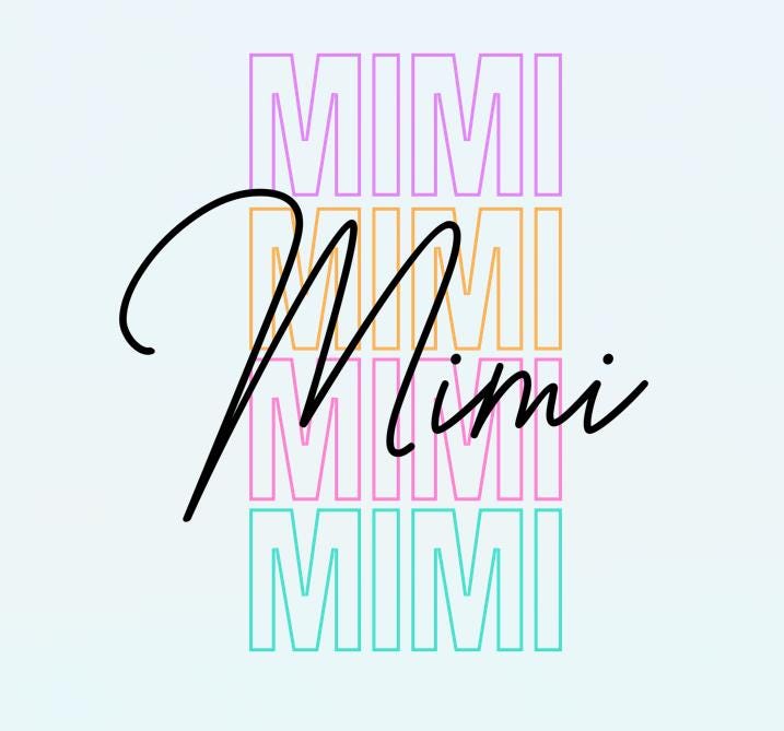 Mimi PNG Digital Download Graphic T-shirt Design - Etsy