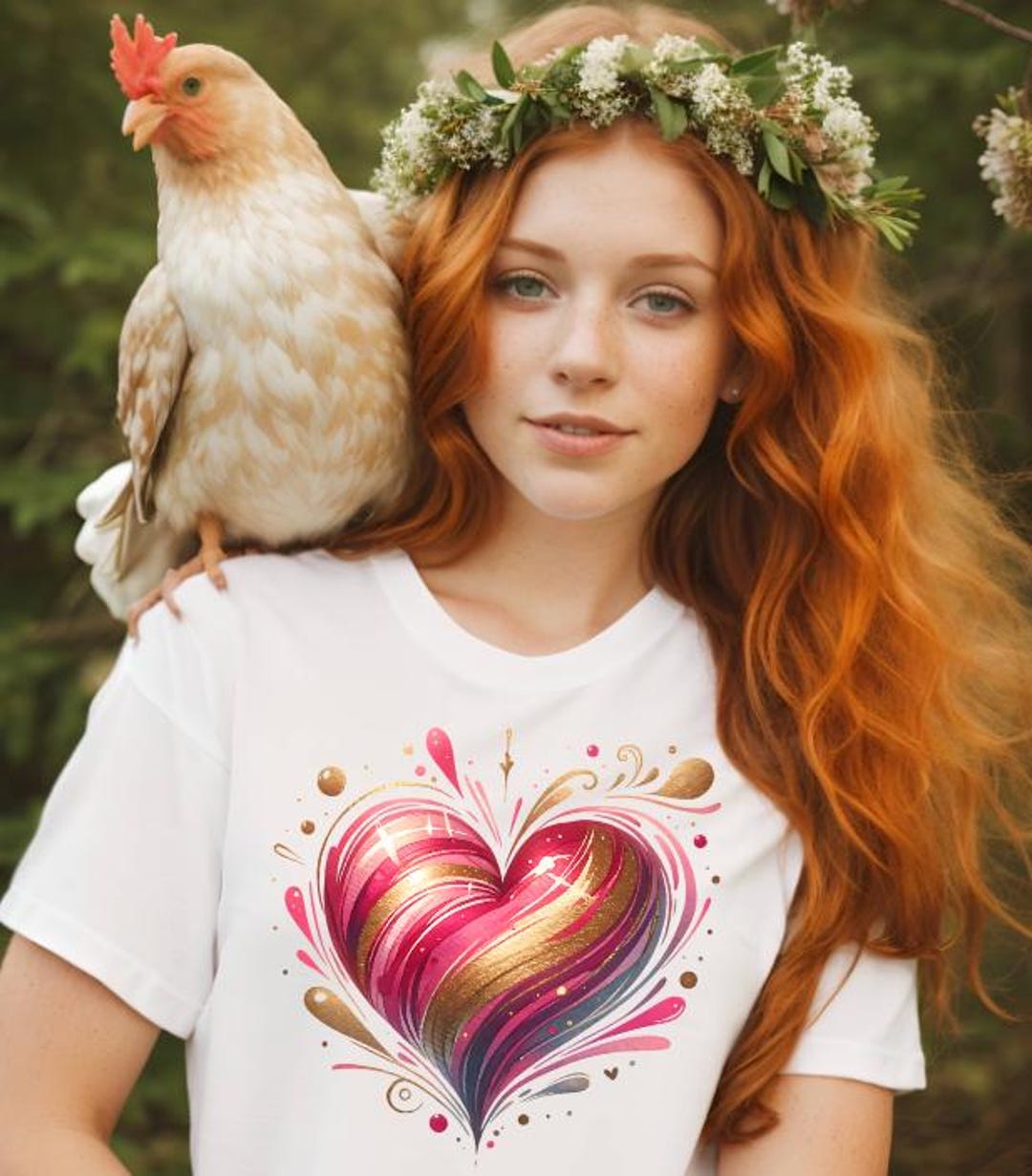 Swirled Heart PNG Digital Download Graphic Heart T-shirt Design Instant ...