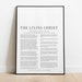LDS Famed Posters; Articles of Faith, the Living Christ, the ...