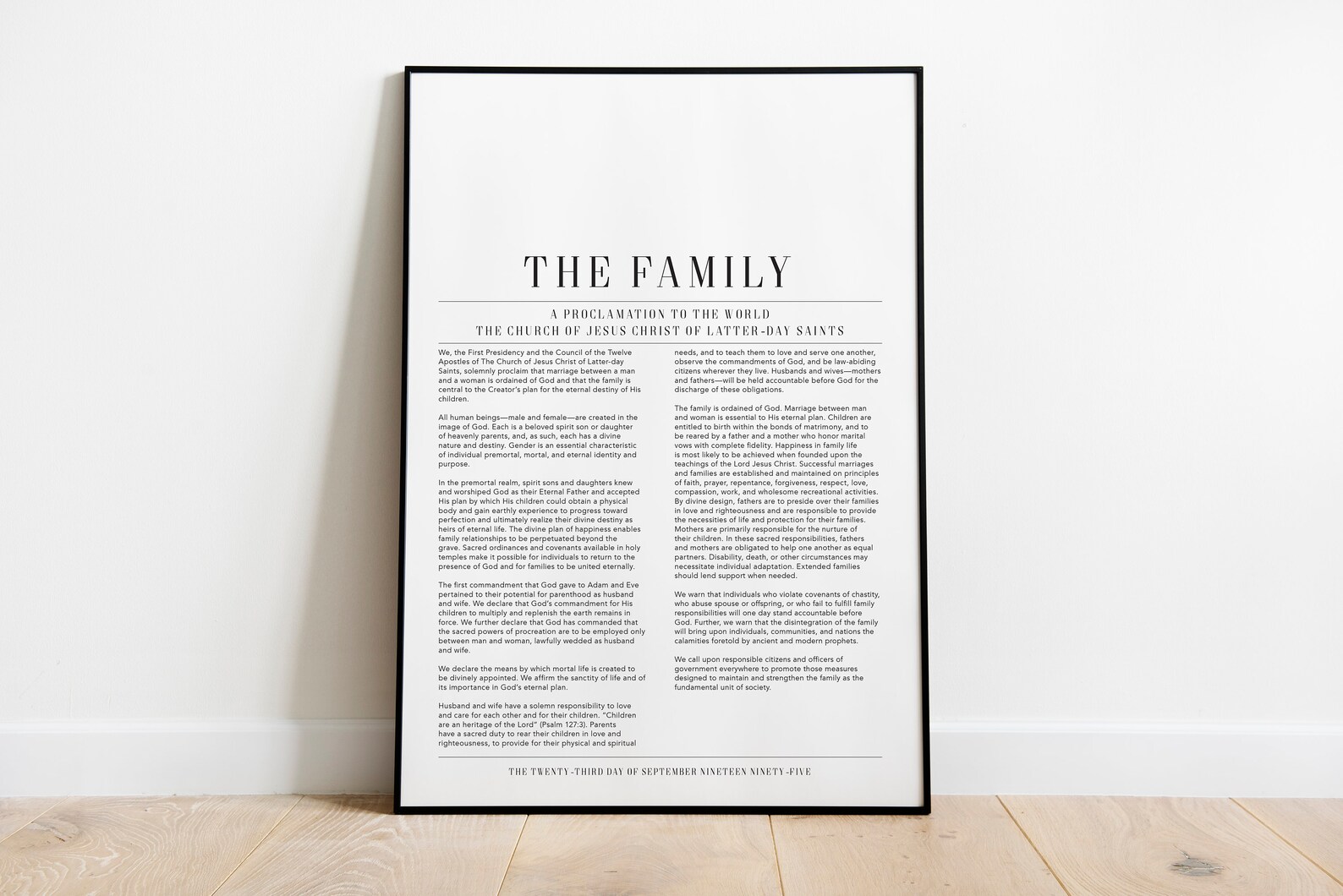 LDS Famed Posters; Articles of Faith, the Living Christ, the ...