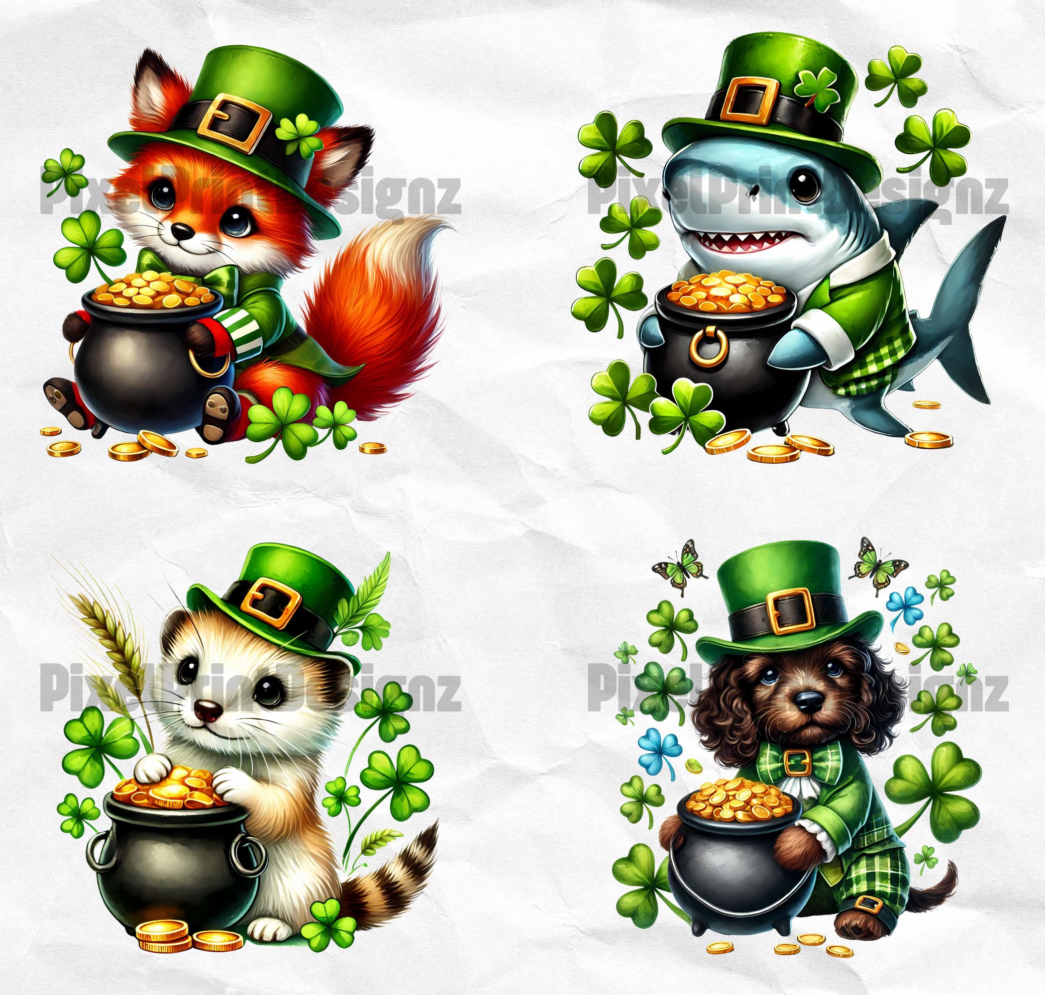 Saint Patricks Day Animal Clipart St. Patricks Day Graphics Animal St ...