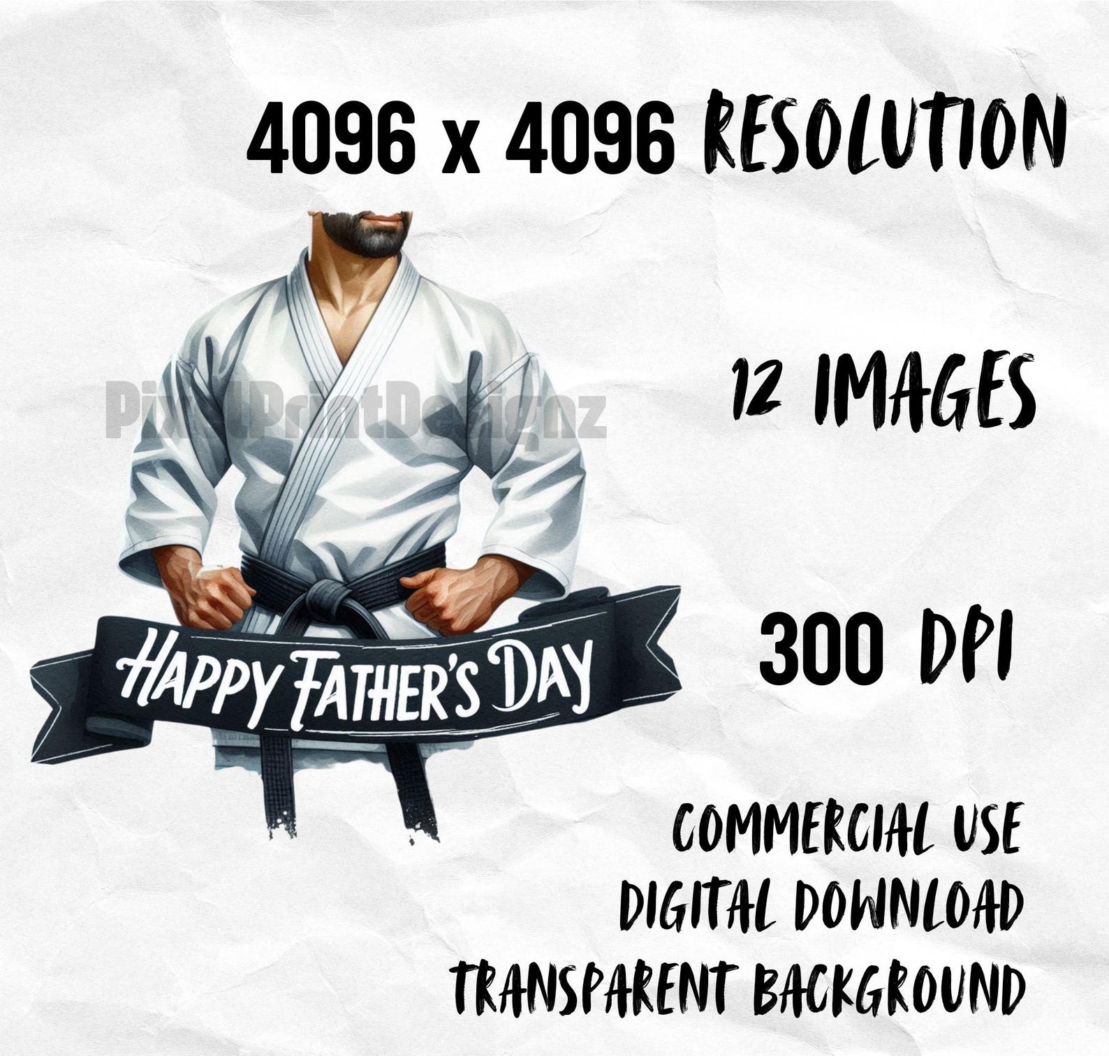Fathers Day Sports Banners Clipart Bundle, Watercolor Transparent ...