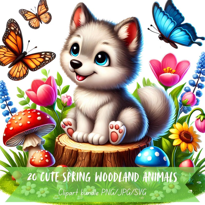 Spring Christian Clipart - Etsy
