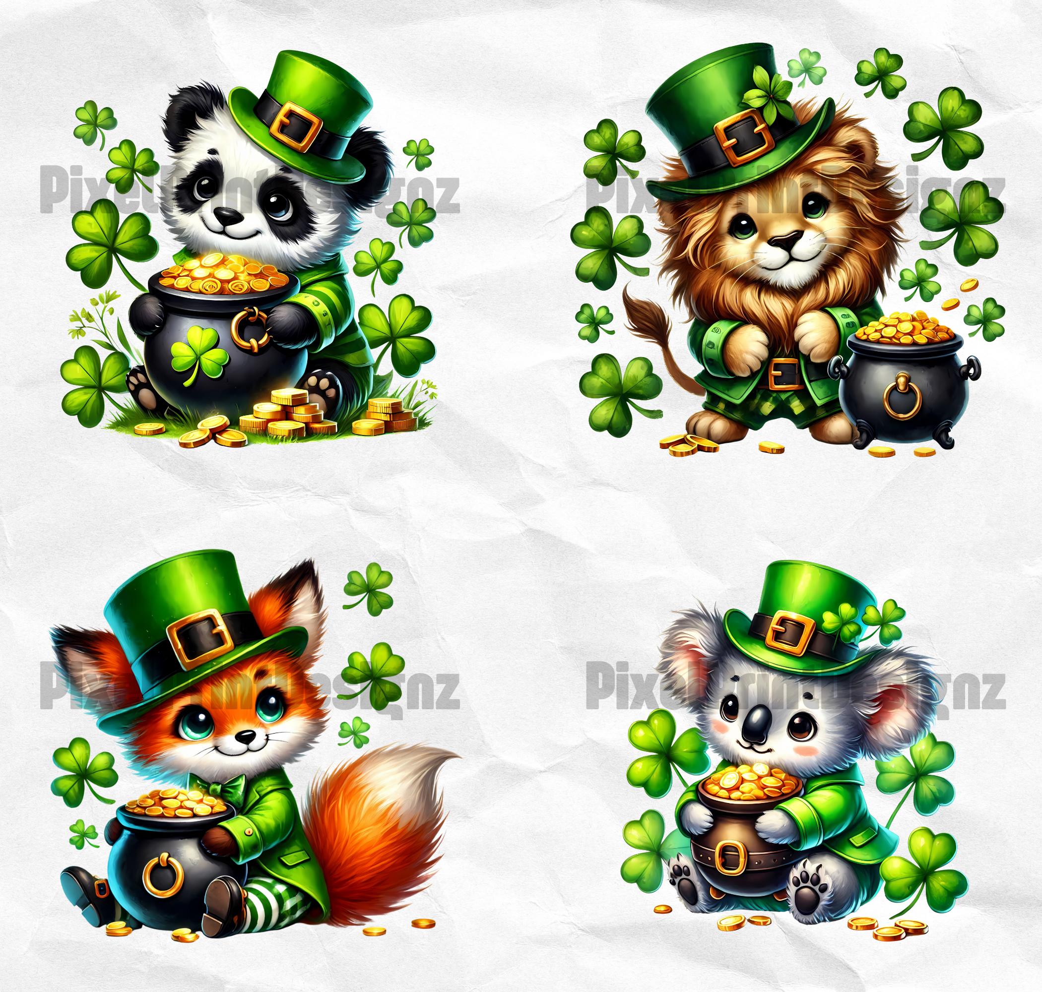 Saint Patricks Day Animal Clipart St. Patricks Day Graphics Animal St ...
