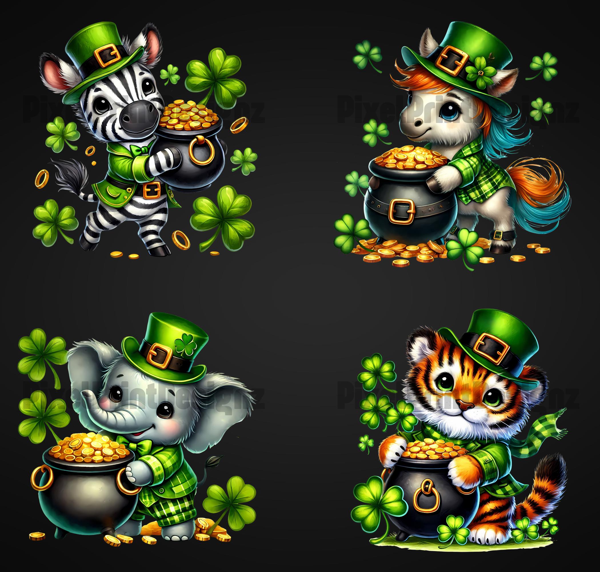 Saint Patricks Day Animal Clipart St. Patricks Day Graphics Animal St ...