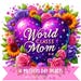 Mothers Day Heart Clipart Bundle, Love You Mom Glittery Graphic, 300 ...