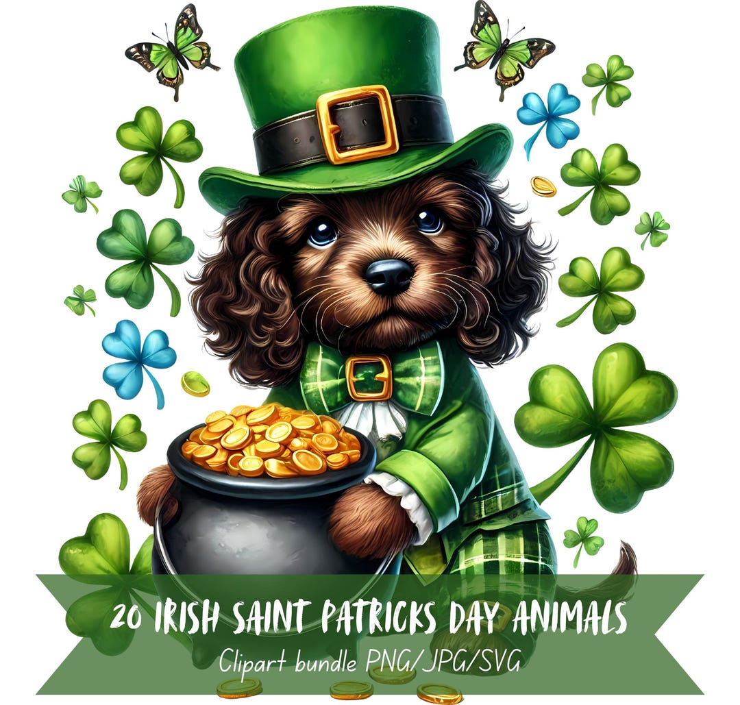 Saint Patricks Day Animal Clipart St. Patricks Day Graphics Animal St ...