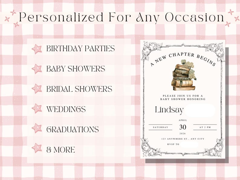 Custom Invitation Design – Personalized for Your Event! - Etsy