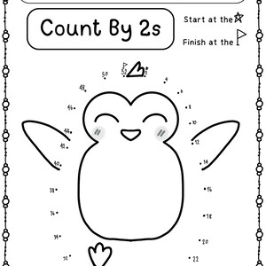 Dot to Dot, Animals Connect the Dots, Skip Counting by 2s, 5s, 10s ...