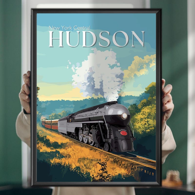 New York Hudson Train - Etsy UK
