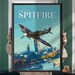 Supermarine Spitfire Poster – WWII Aviation Art, Fighter Jet Print - Etsy