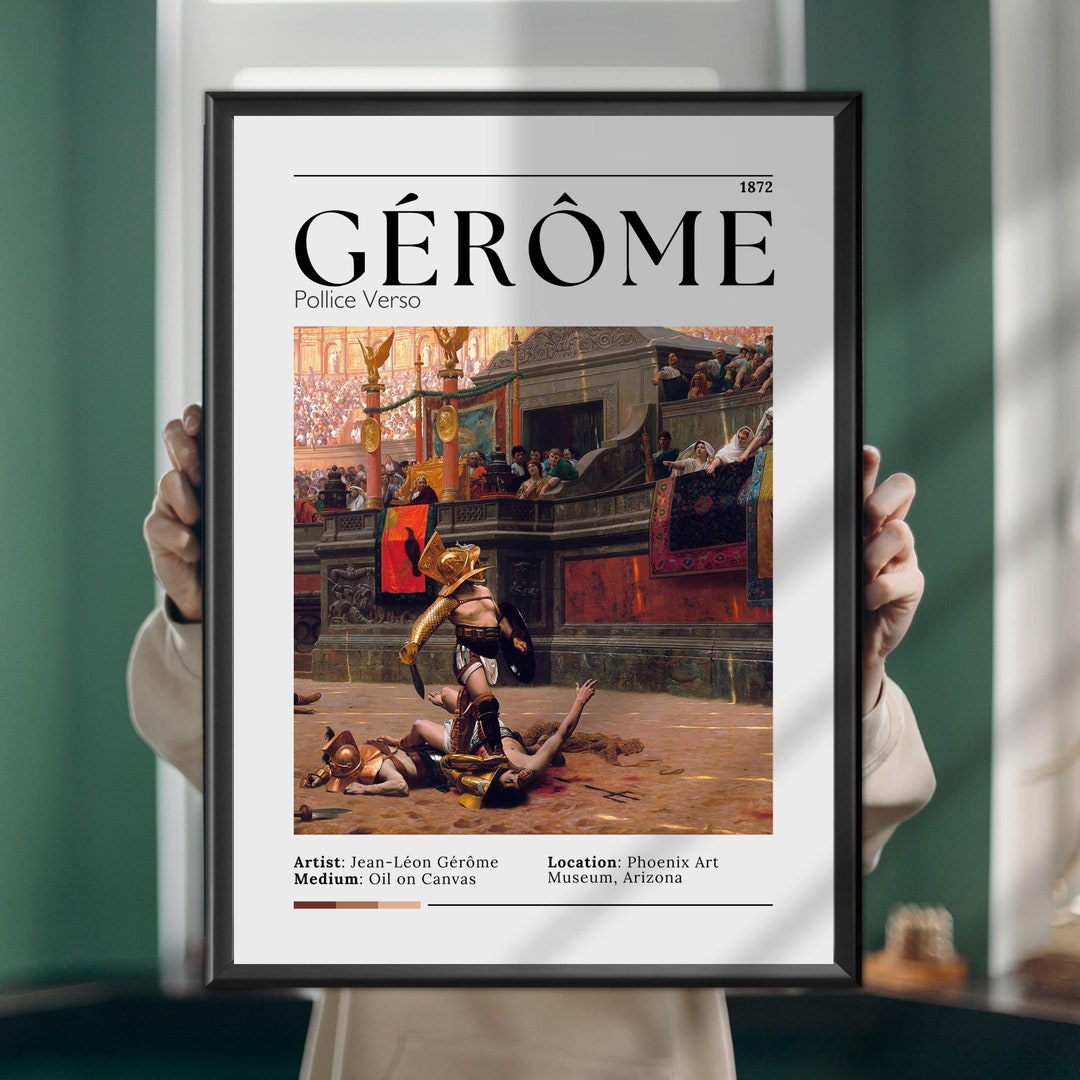 Pollice Verso - Jean-léon Gérôme Art Print, Famous Painting, Roman ...