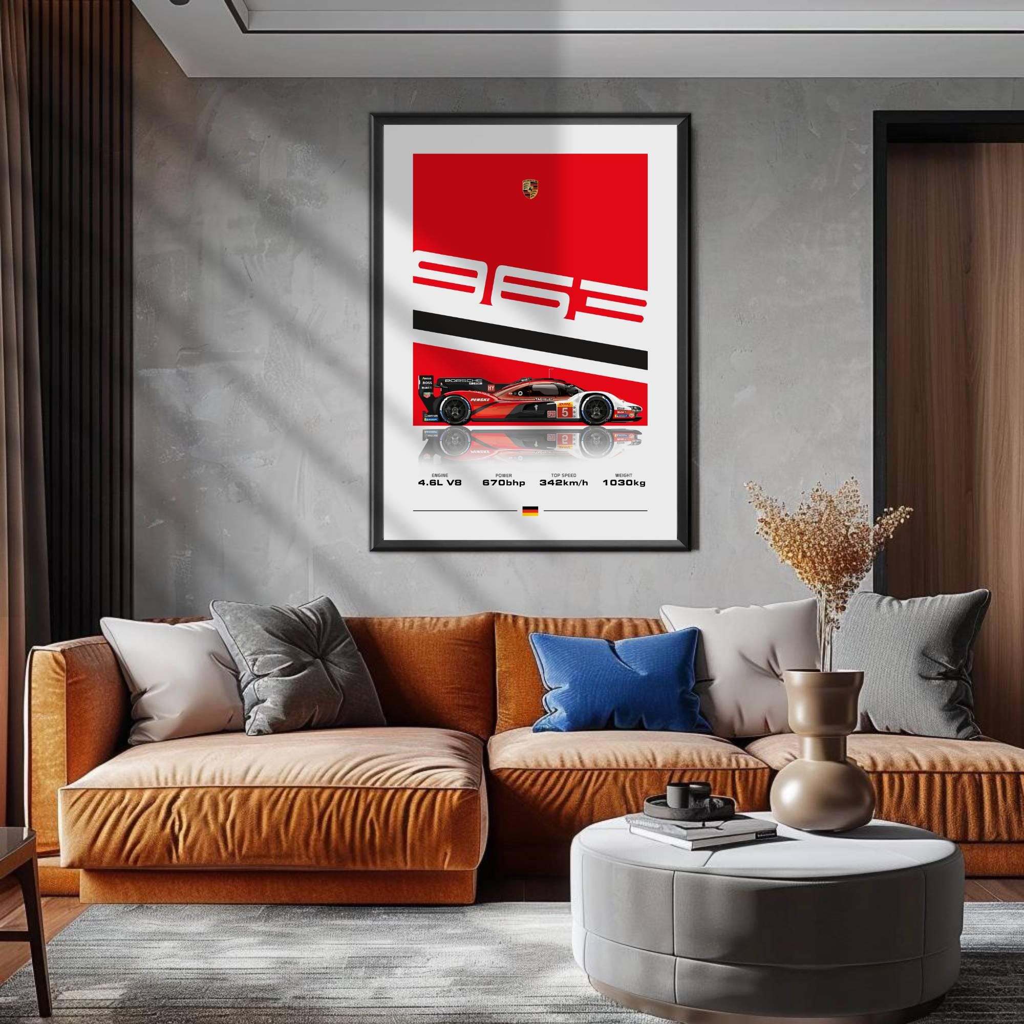 Porsche, 963, 24h of Le Mans, WEC, Poster, Print, Wall Art, Endurace ...