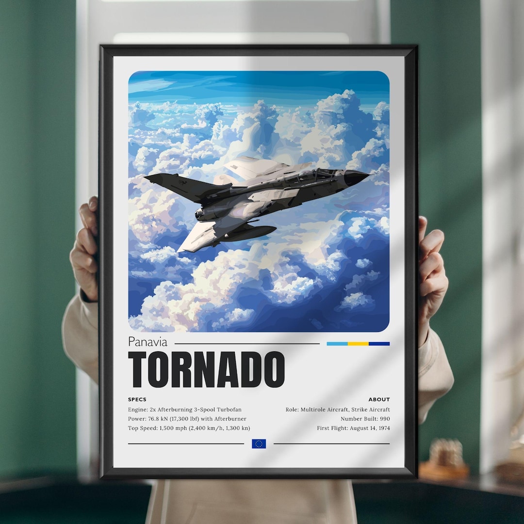 Panavia Tornado Aircraft Poster – Military Aviation Art – Fighter Jet ...