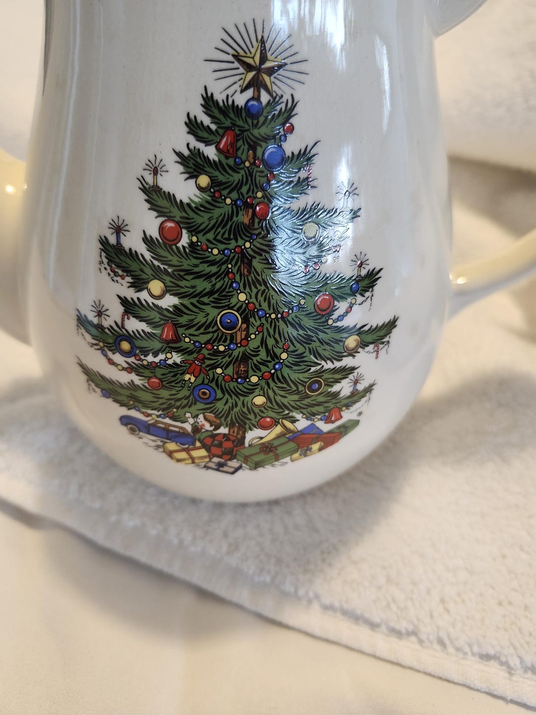 Vintage Spode Christmas Coffee Pot - Made in England - Etsy