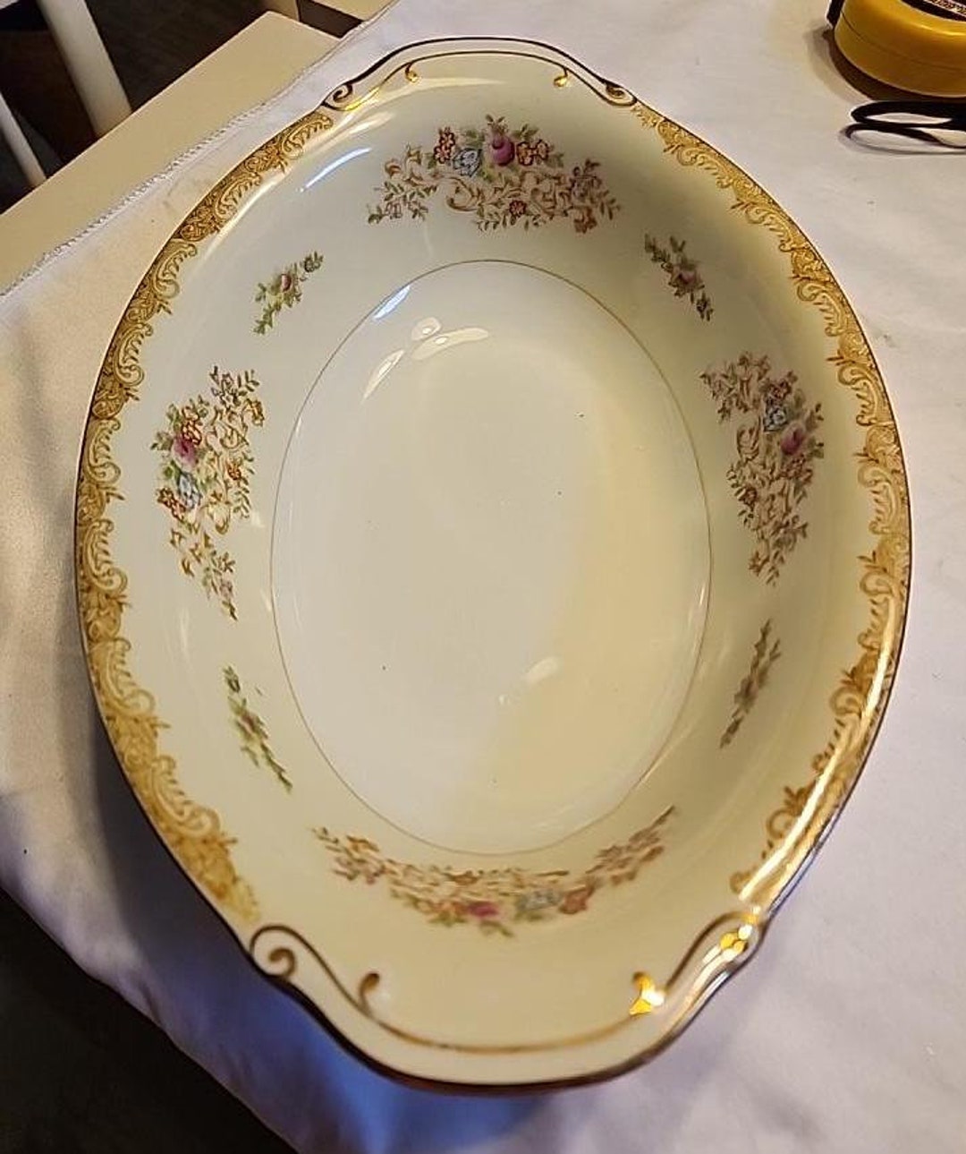 Vintage Kikusui China Oblong Serving Bowl - Etsy