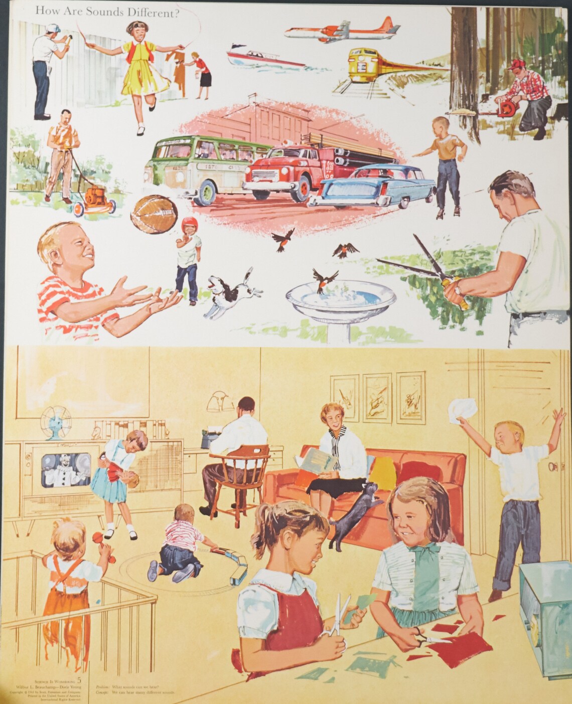 Vintage 60s Educational School Poster Science Chart - Etsy