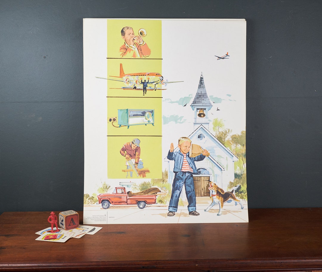 Scott Foreman and Co Vintage Educational School Poster Chart 1960s - Etsy