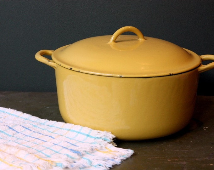 Vintage Cookware Descoware Cast Iron Enamel 4 Qt Dutch Oven - Etsy