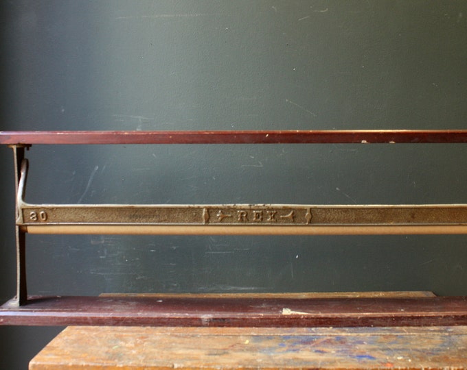 30 Antique Paper Roll Cutter Dispenser / Rex 30 - Etsy