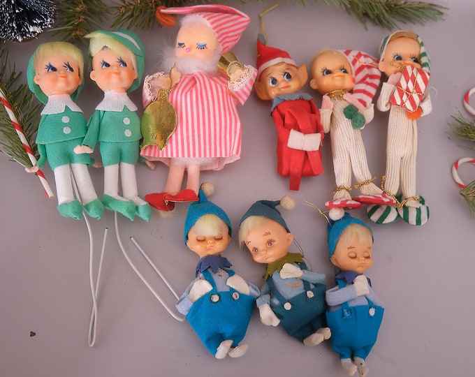 Vintage Christmas Elf Pixie Collection - Etsy