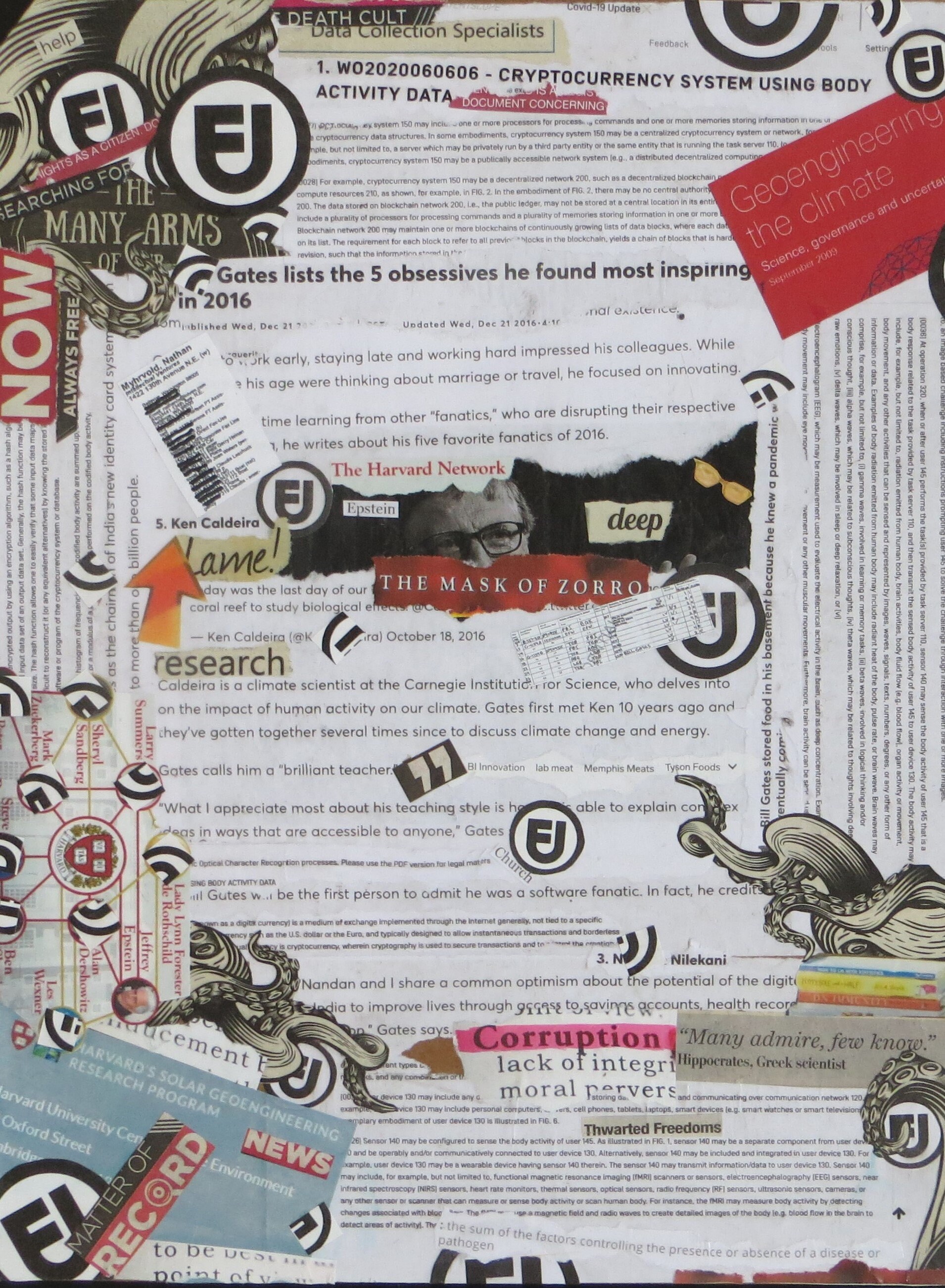 Mask of Zorro (ranch) Original Epstein and Friends Collage by Artist ...