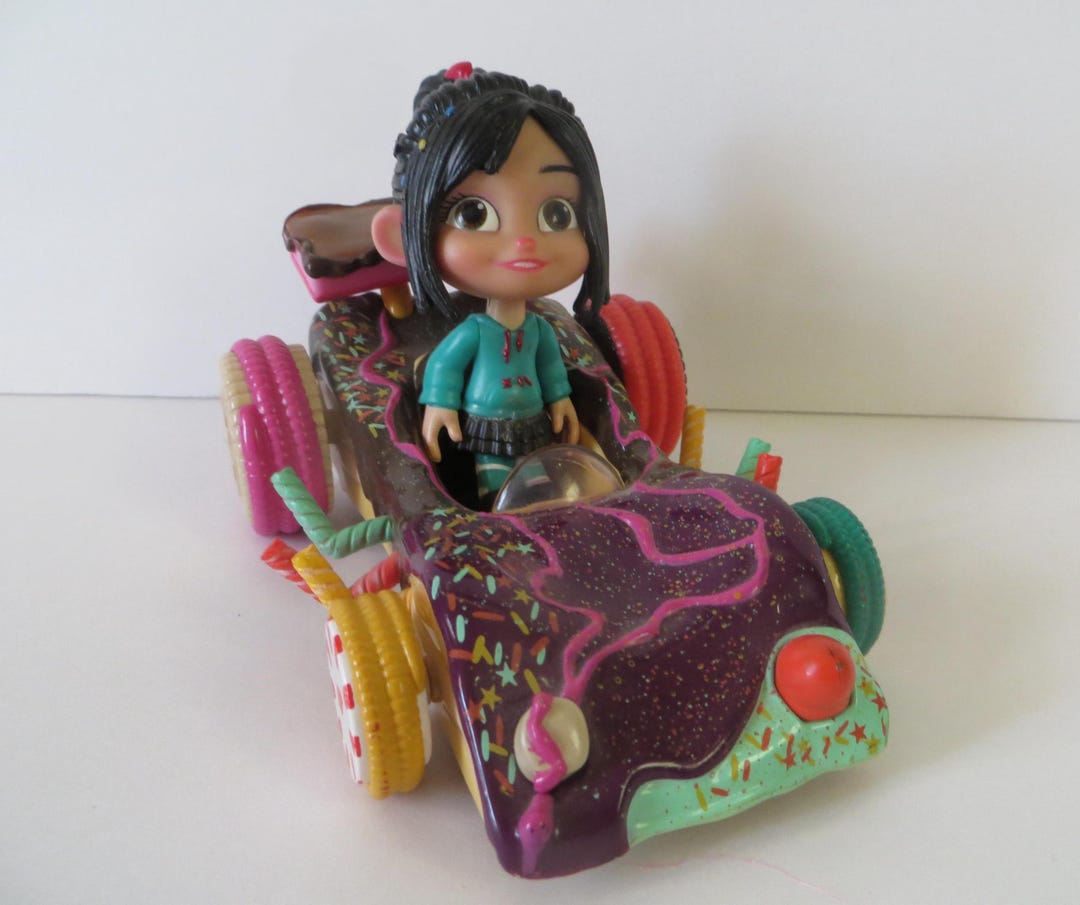 Vintage WRECK-IT RALPH Sugar Rush Racer & Kart - Vanellope Von Schweetz ...