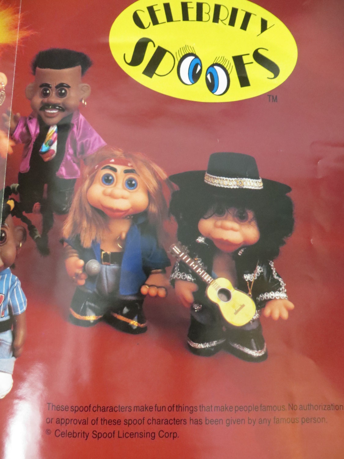 Celebrity Spoof Slash Troll Doll 90's Mock Unauthorized Trolls G N R ...