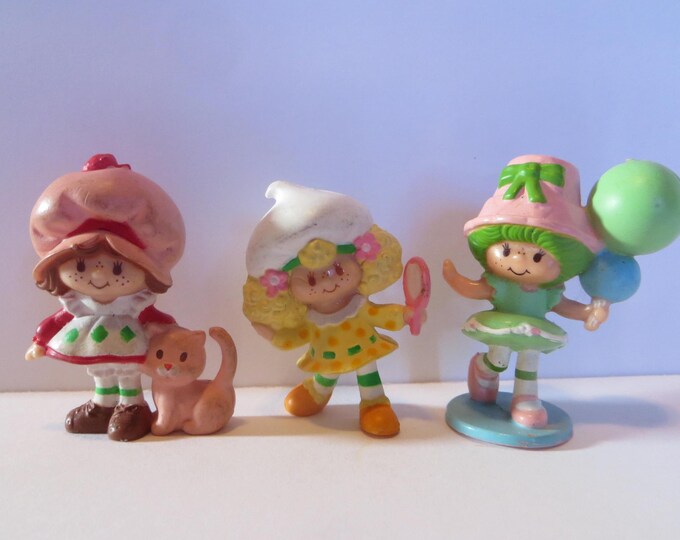 Strawberryland Miniatures Set of 3 Strawberry Shortcake Lemon Meringue ...