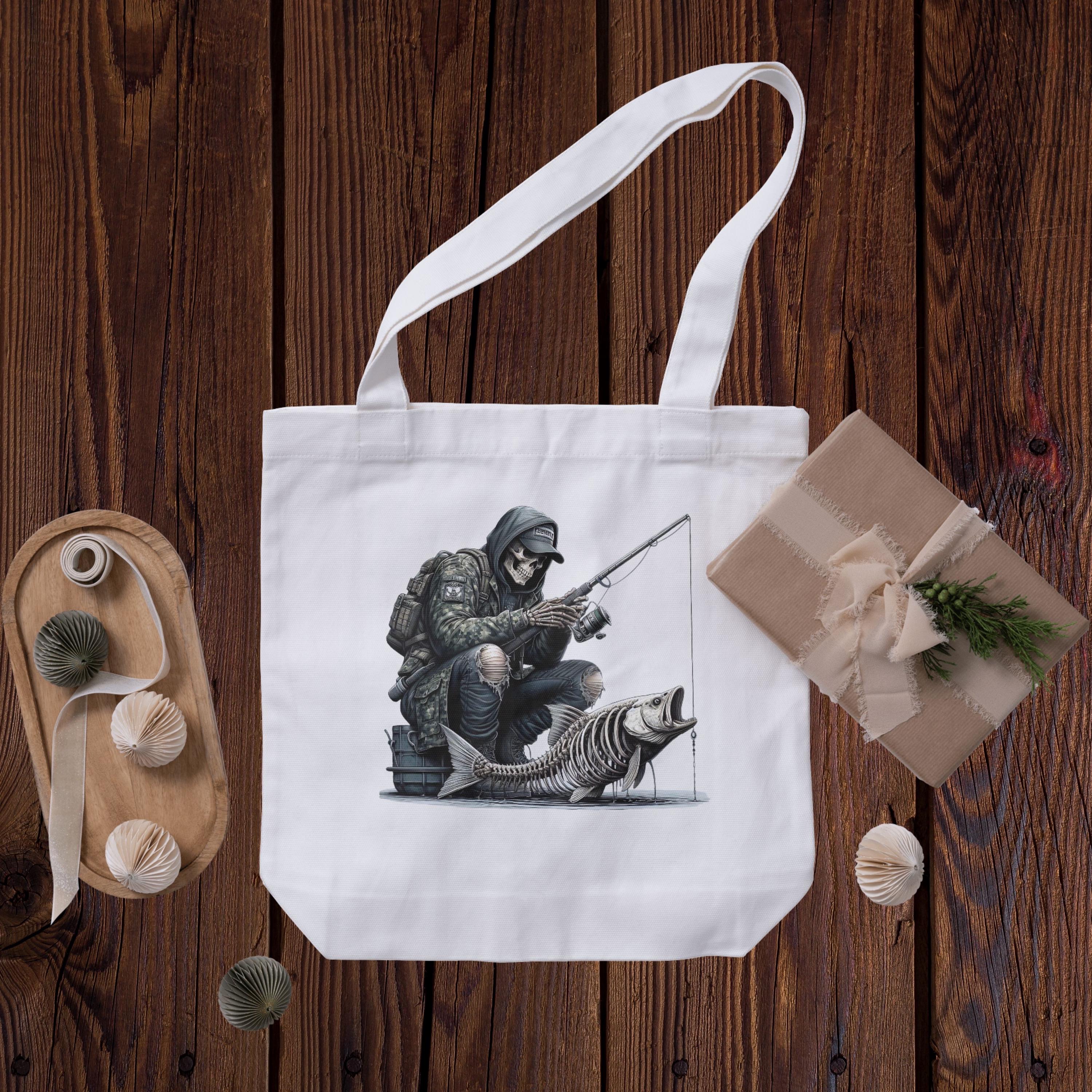 Skeleton Fisherman Digital Art PNG | Grim Reaper Fishing | Gothic ...