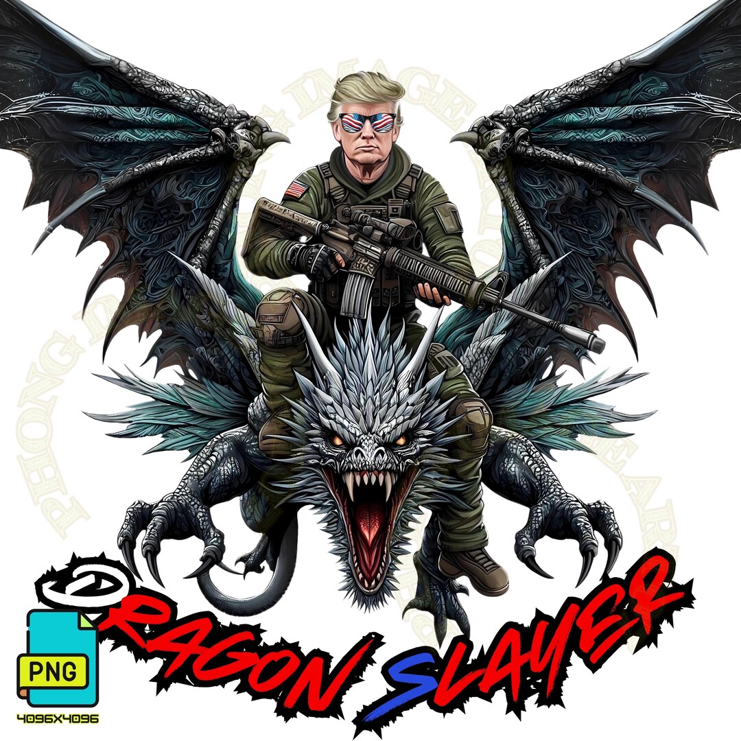 President Donald Trump Png|dragon Slayer Digital Art | Fantasy Military ...