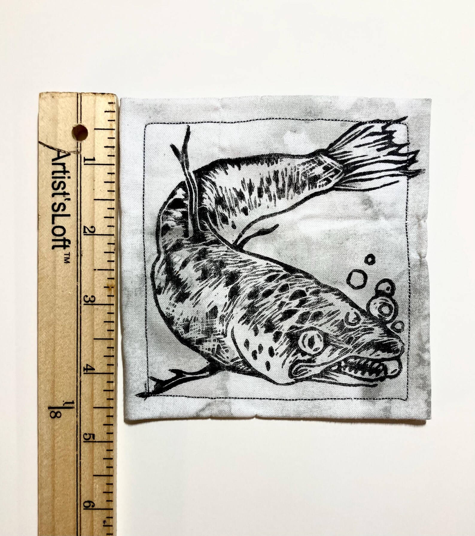 Handmade Patch - Salmon - Etsy