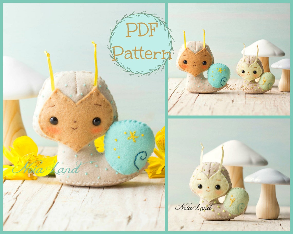 Snails PDF Pattern - Etsy Canada