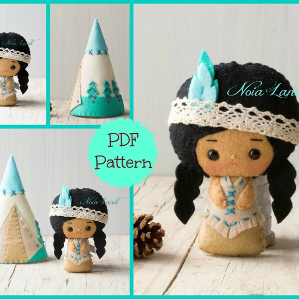 Native American Plush Toy - Etsy