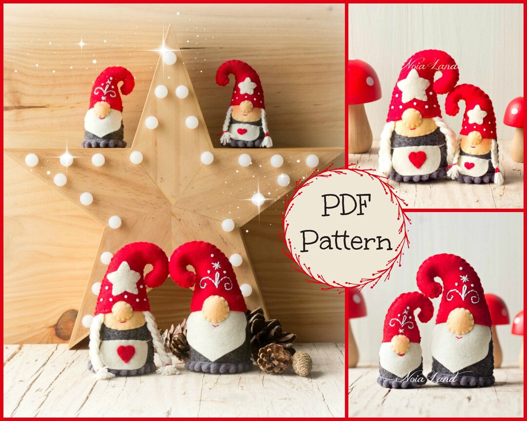 PDF Pattern. Tomte Family. - Etsy